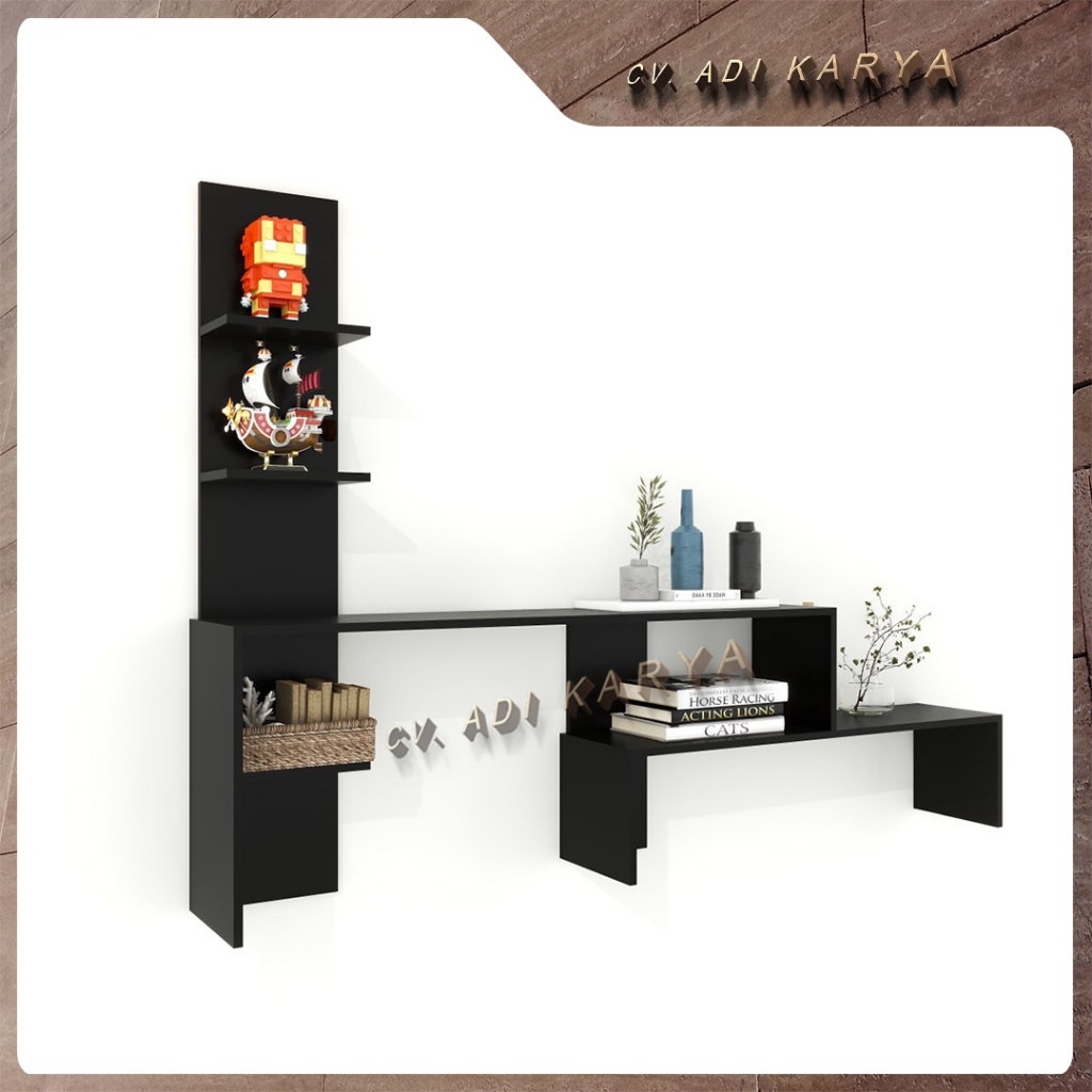 Jual Rak Tv Multifungsi Hiasan Dinding Serbaguna Minimalis Rak Dinding ...