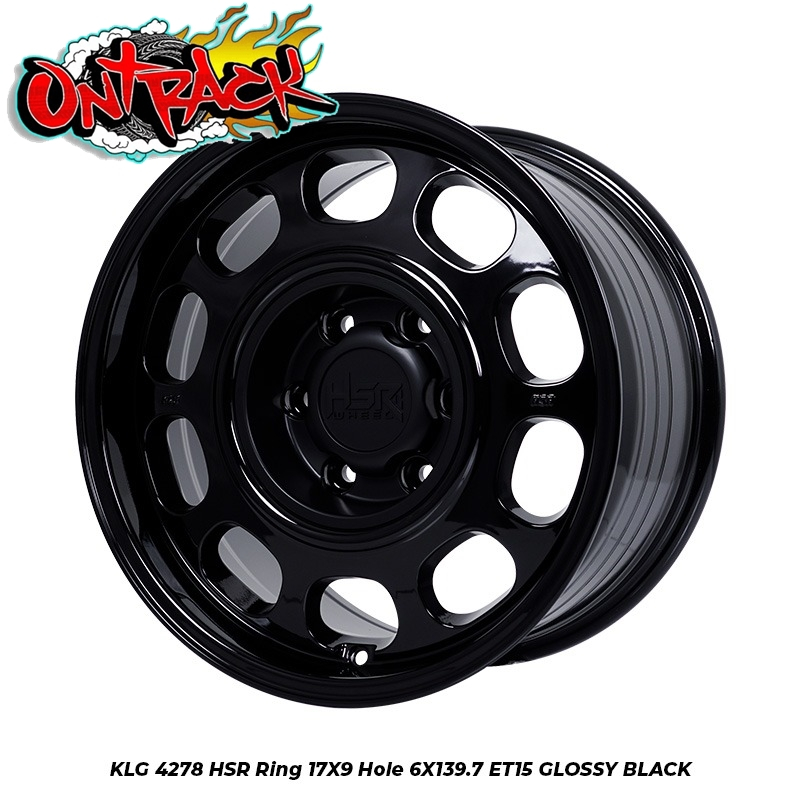 Jual Velg Racing Ring 17 HSR KLG Lebar 9 Pcd 6X139,7 Pelek R17 Mobil Pajero Fortuner Dmax ...