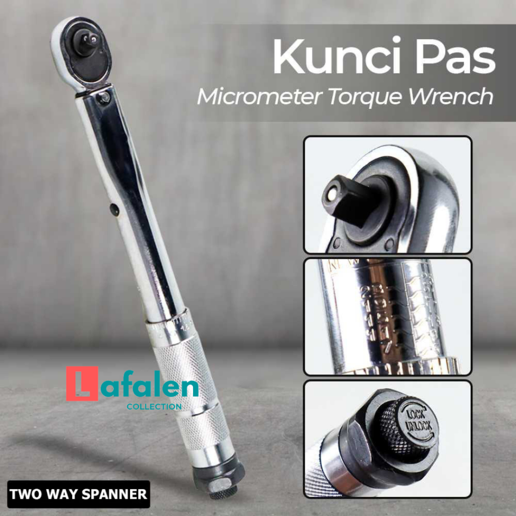 Jual Kunci Momen Torsi / Kunci Torsi Torque Wrench Two Way Spanner Tools | Shopee Indonesia