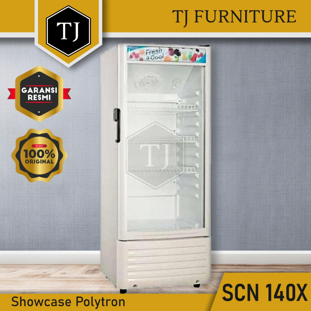 Jual Showcase Lemari Pendingin Minuman Polytron SCN 140X SCN140X ...
