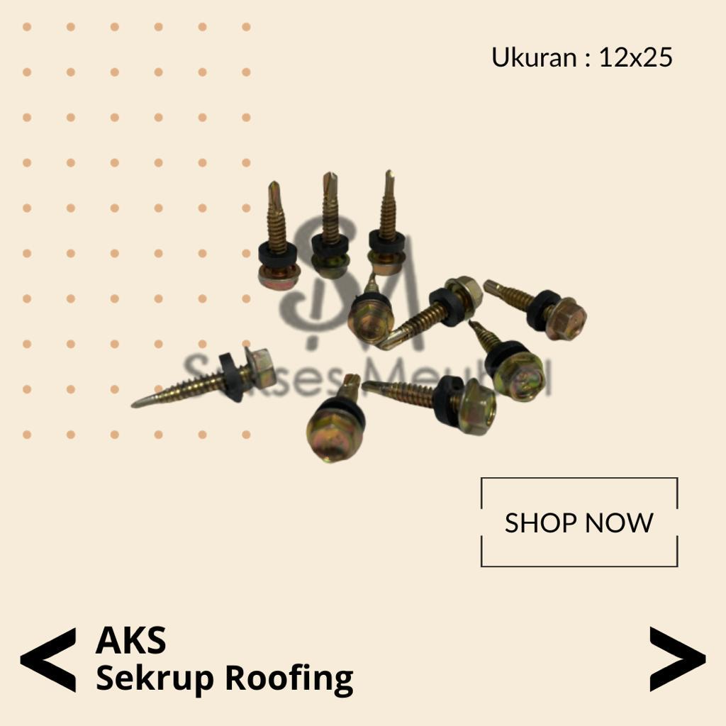 Jual SEKRUP ROOFING 12 X 25 AKS / SEKRUP BAJA RINGAN AKS 12 X 25 MM ...