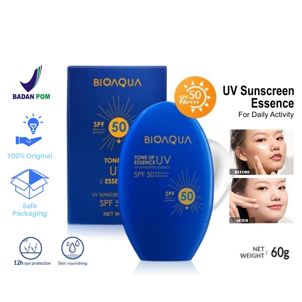 Jual Bioaqua UV Sunscreen Essence SPF 50 PA++++ 60g | Shopee Indonesia