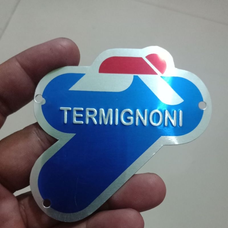 Jual merek emblem knalpot termignoni timbul | Shopee Indonesia