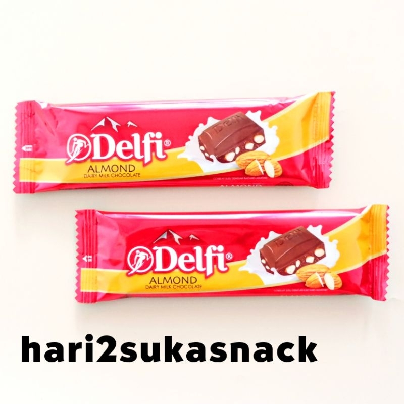Jual Cokelat DELFI Almond Dairy Milk Chocolate 40 gram / Coklat DELFI ...