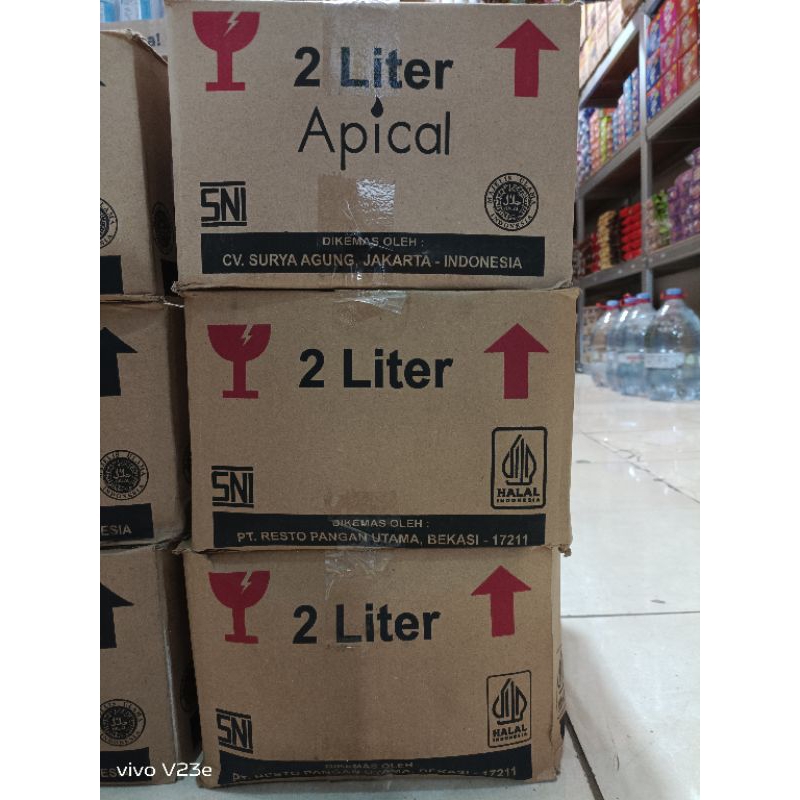 Jual [1 DUS] Minyak Apical 2 Liter (6 Pouch × 2000 ML) | Shopee Indonesia