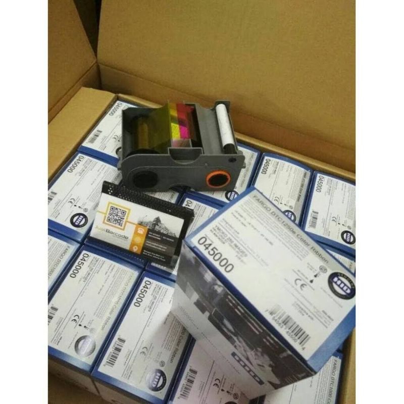 Jual Ribbon Color YMCKO 45000 Fargo / 45000 / Fargo / Fargo DTC1000 ...