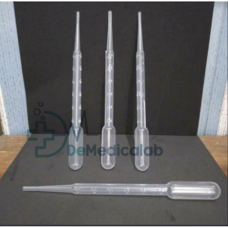 Jual Pipet Tetes Plastik Pasteur 3Ml / Pipette Tetes 3 Ml Box isi 500 ...