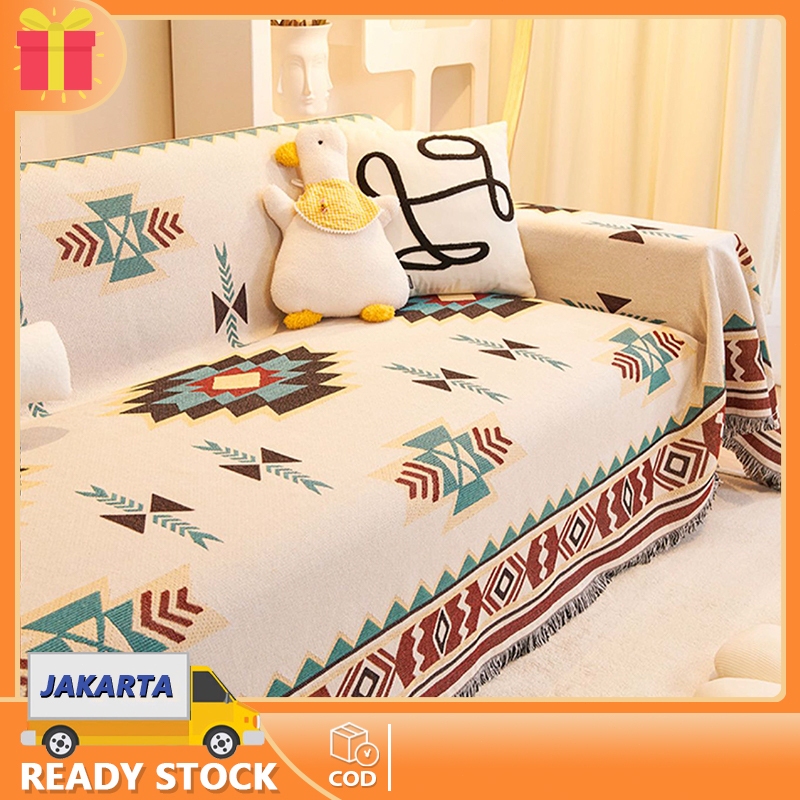 Jual Cover Sofa sofa cover sarung sofa throw blanket Selimut sofa Motif Nordic Blanket size 130 ...