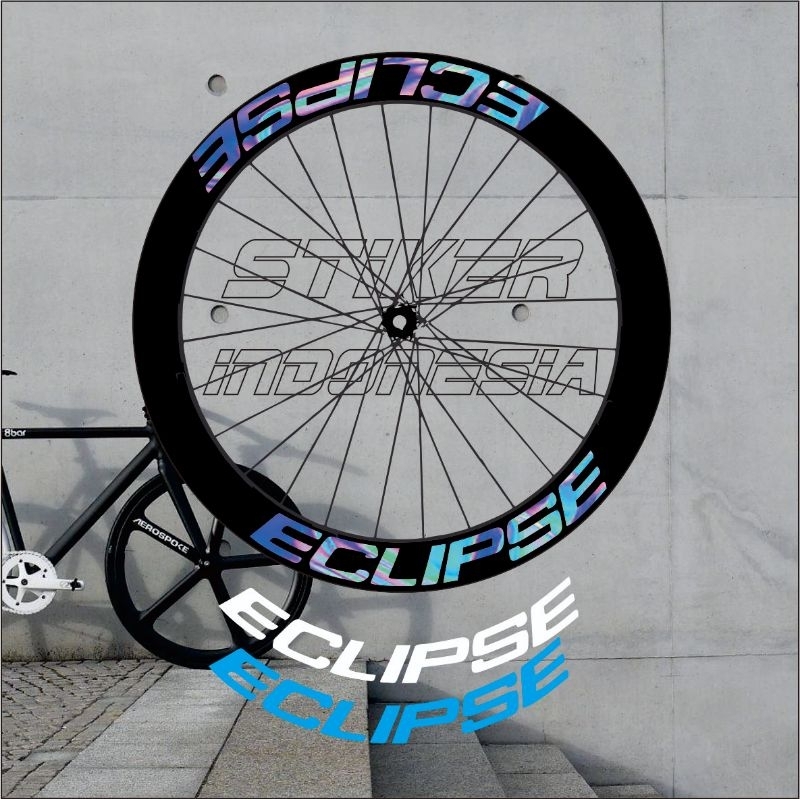 Jual stiker velg sepeda eclipse 700c /harga perbiji/ sticker rims ...