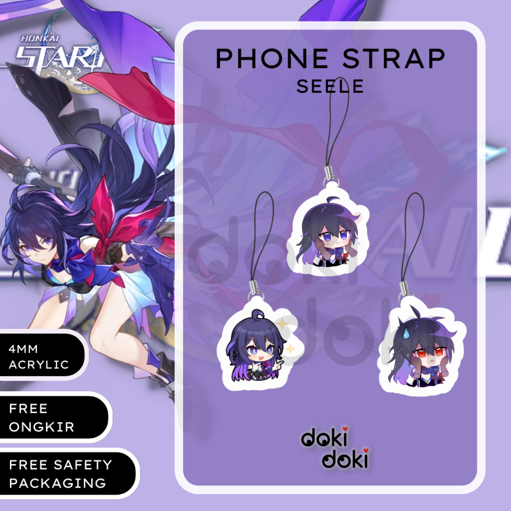 Jual PHONE STRAP HP SEELE HONKAI STAR RAIL | Shopee Indonesia