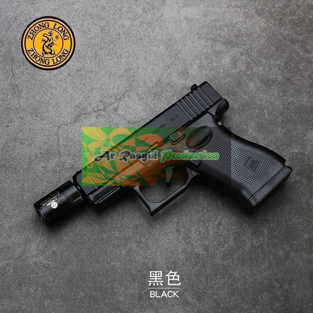 Jual Korek Api Pistol Glock 2 Api Bara Las Zhong Long PS-035B-2 ...