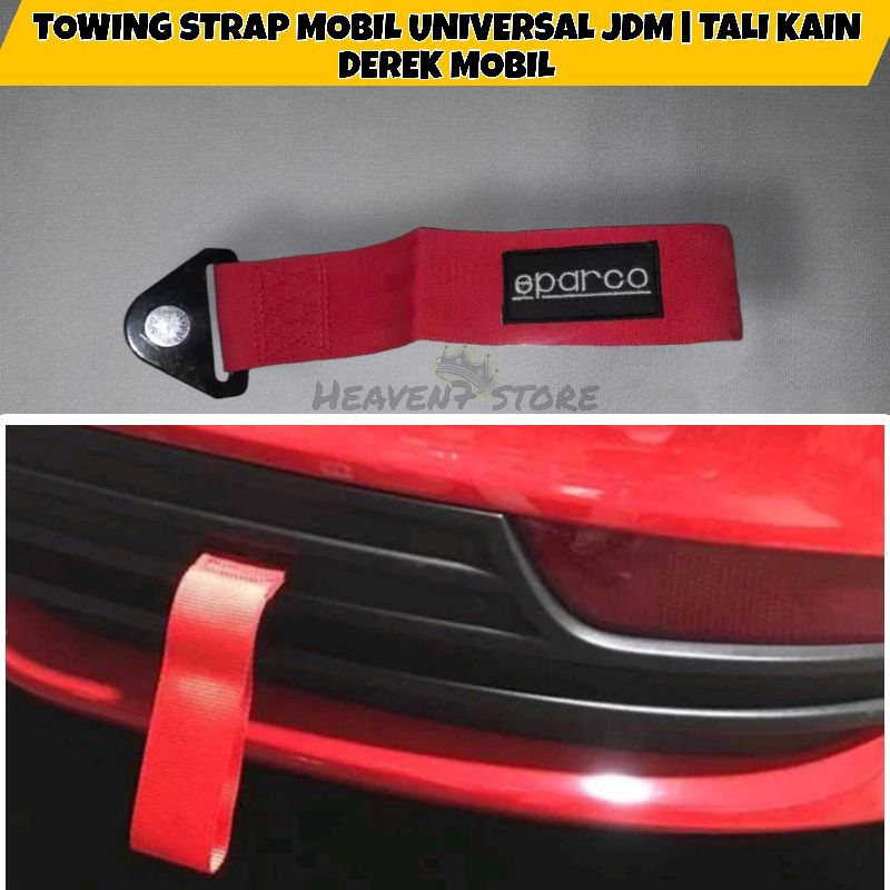 Jual TOWING STRAP MOBIL UNIVERSAL JDM | TALI KAIN DEREK MOBIL UNIVERSAL ...