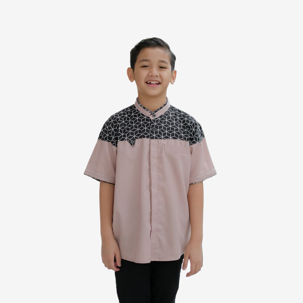 Jual BARS CLOTH.CO Baju Koko Couple Ayah Dan Anak Laki Laki Kemeja ...