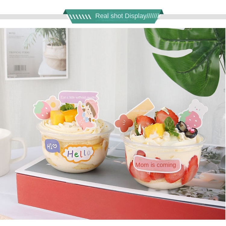 Jual SB14 10 set premium dessert cup dessert box minuman puding ice ...