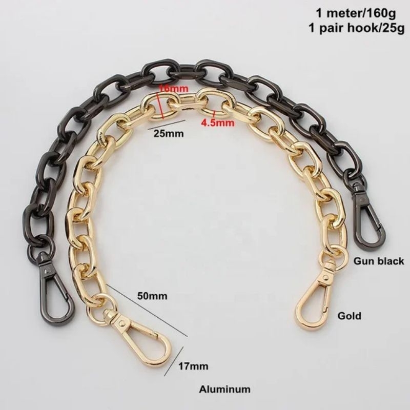 Jual RANTAI TALI TAS RANTAI BESAR PERMETER TERMASUK KAITAN | Shopee ...