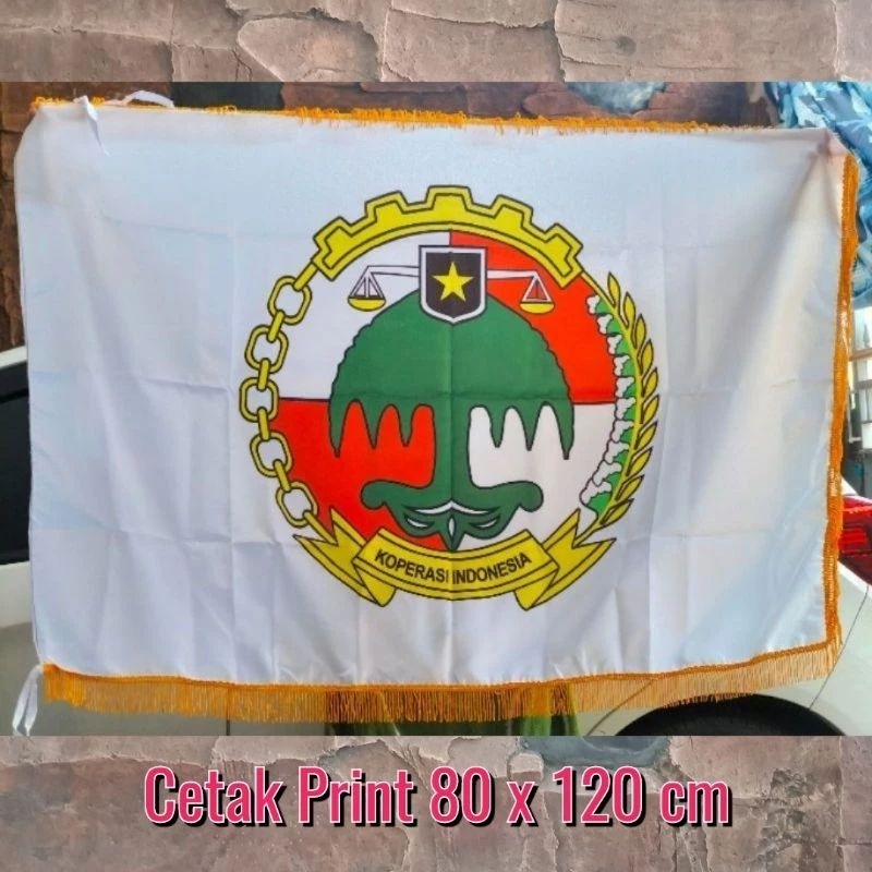 Jual bendera LPM BPD PPDI pkk karang taruna linmas koperasi darma ...