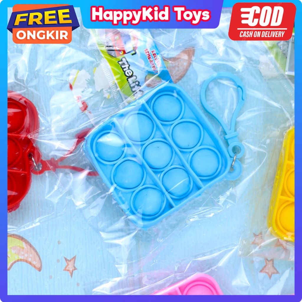 Jual Mainan Anak Pop It Fidget Push Toys Pop Karakter Lucu Mini Silikon ...