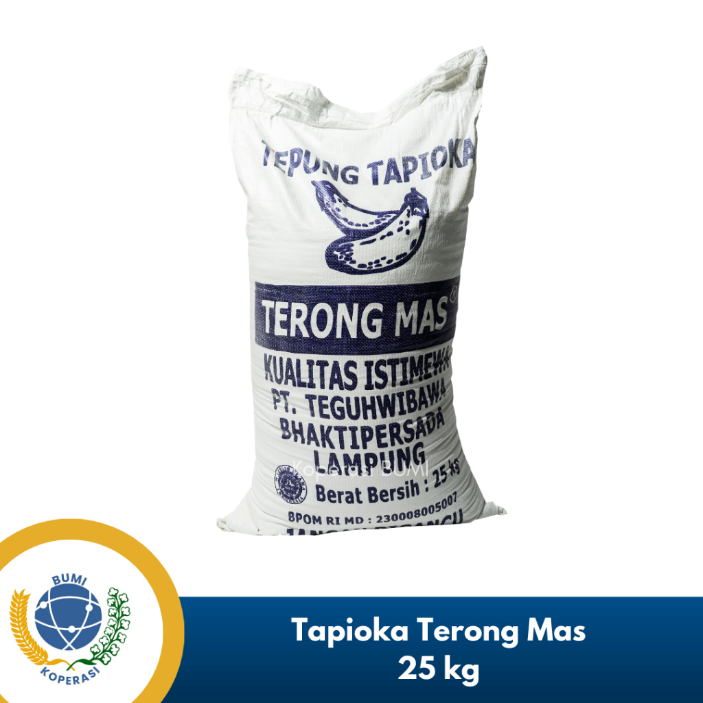 Jual Tepung Tapioka Aci Terong Mas 25 Kg | Shopee Indonesia