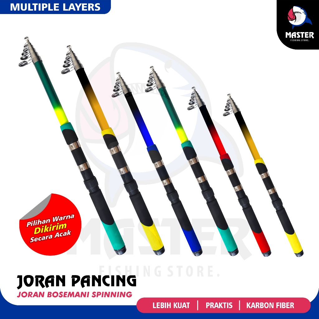 Jual MFS - Joran Pancing Bosemani Spinning Panjang 1.50m s/d 3.00m ...