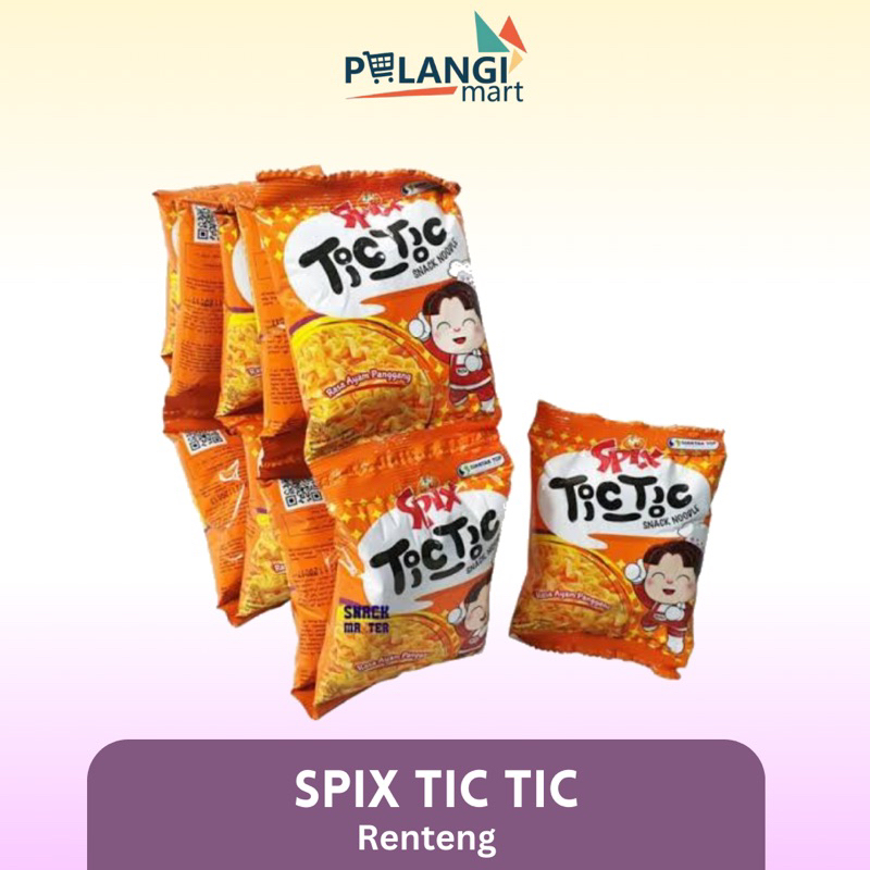 Jual SNACK MIE SPIX TIC TIC AYAM PANGGANG 10+1X10 GR | Shopee Indonesia