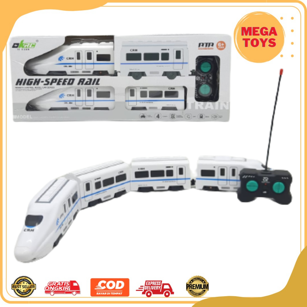 Jual Mainan RC Mobil Remote Control High Speed Rail Train 163-2 ...