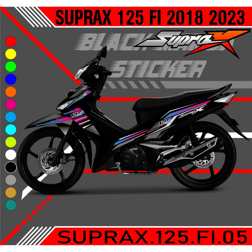 Jual STRIPING SUPRA X FI STIKER SUPRA X 125 FI STICKER LIS LIST SUPRA X ...