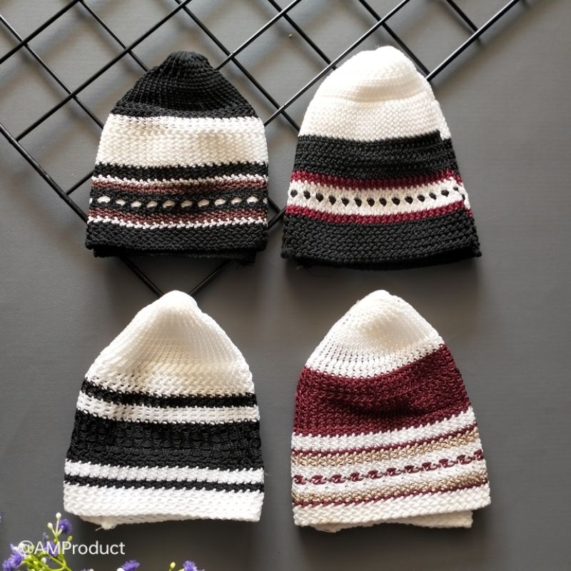 Jual peci rajut / kopeah rajut anak 3-7 thn | Shopee Indonesia
