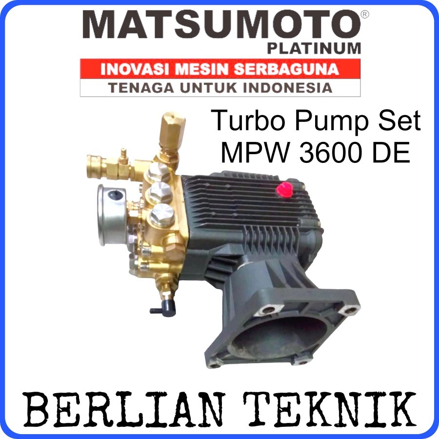 Jual Pompa Pump Set Jet Cleaner Sprayer Matsumoto MPW 3600 DE | Shopee ...