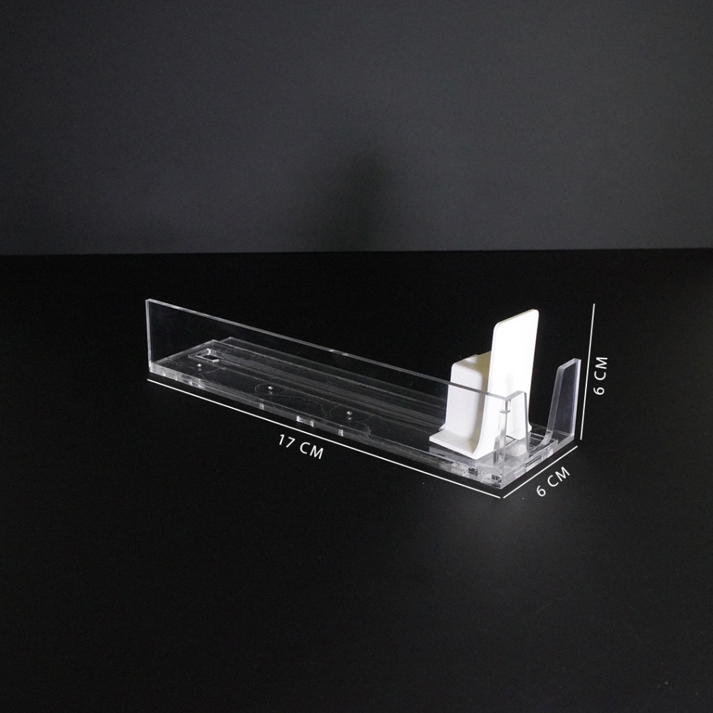 Jual Rak Pusher DIsplay Acrylic / Rak Akrilik Dengan Pendorong 1 Baris ...