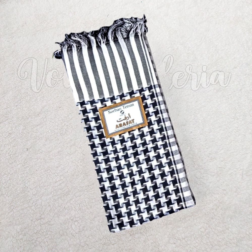 Jual Sorban Arafat Motif Bintik Warna - Kain Surban tenun Souvenir haji ...