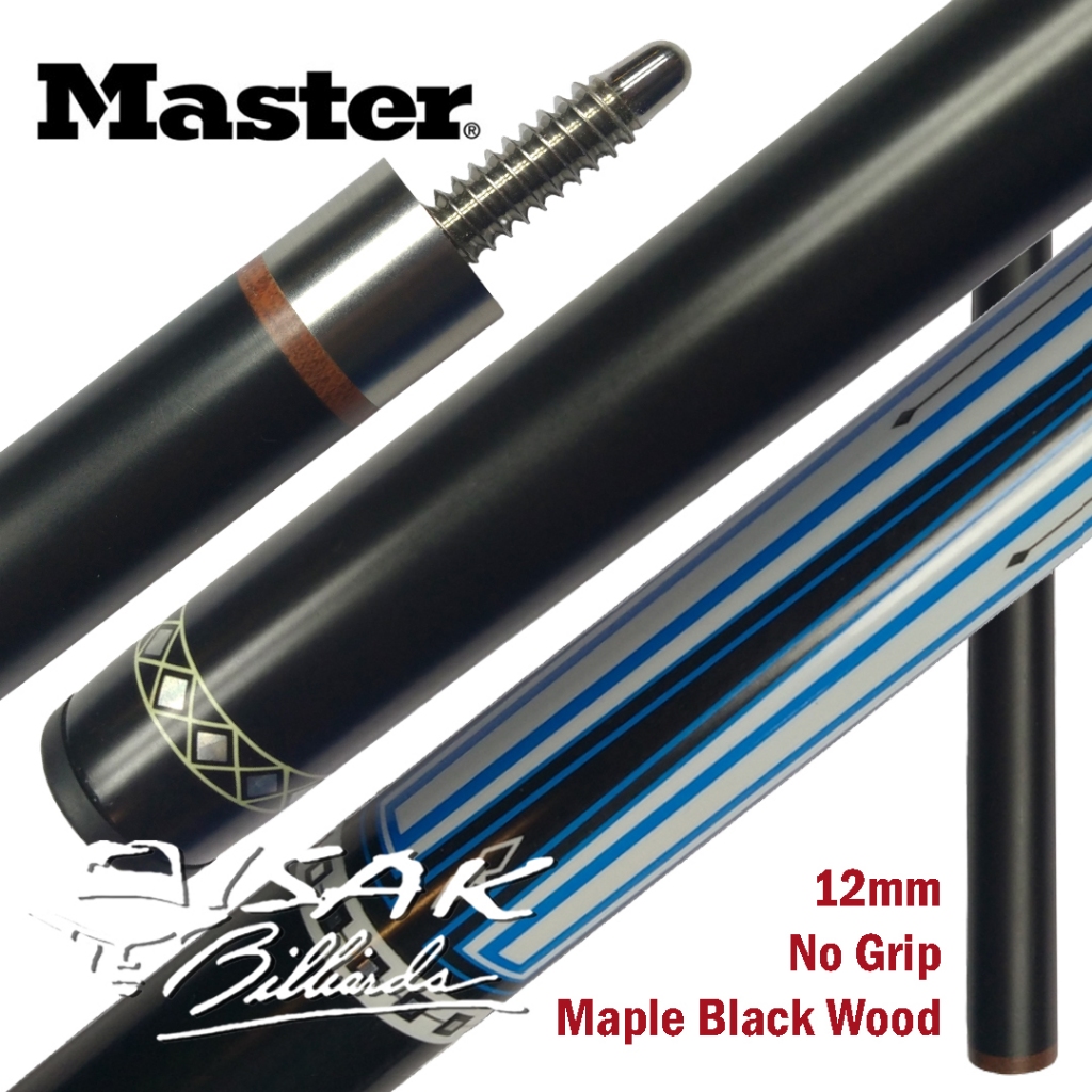 Jual Master Pool Cue MB 02 - Maple Black Wood - Stick Billiard Stik ...
