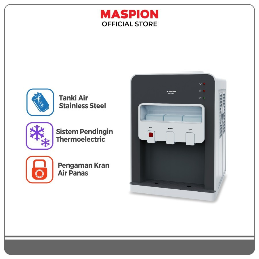 Jual Water Dispenser MASPION Hot Normal Cool Air GARANSI | Shopee Indonesia
