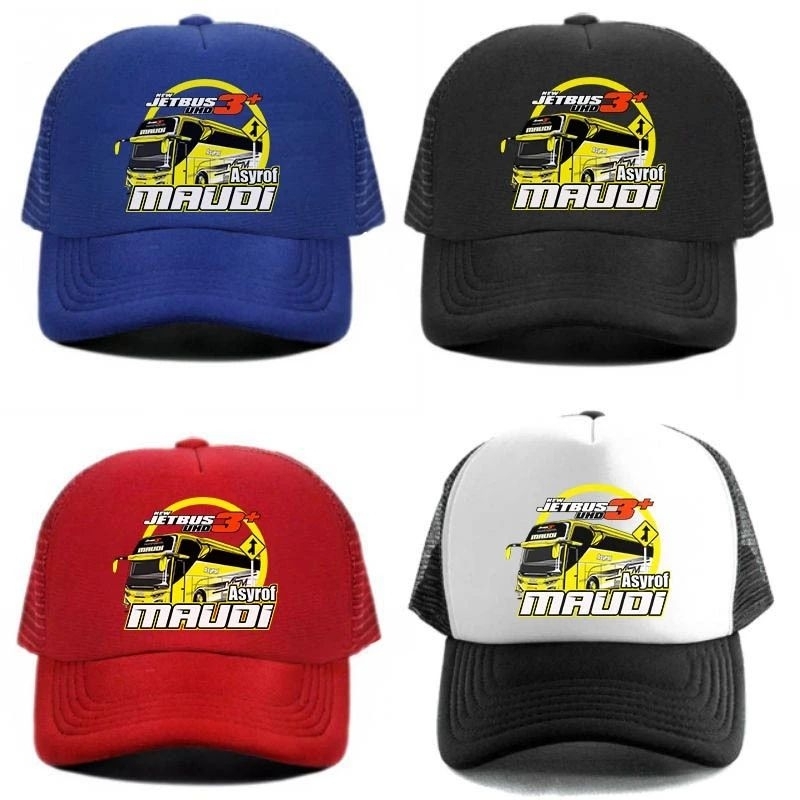 Jual topi anak jet bus maudi topi jaring anak bus telolet maudi ...