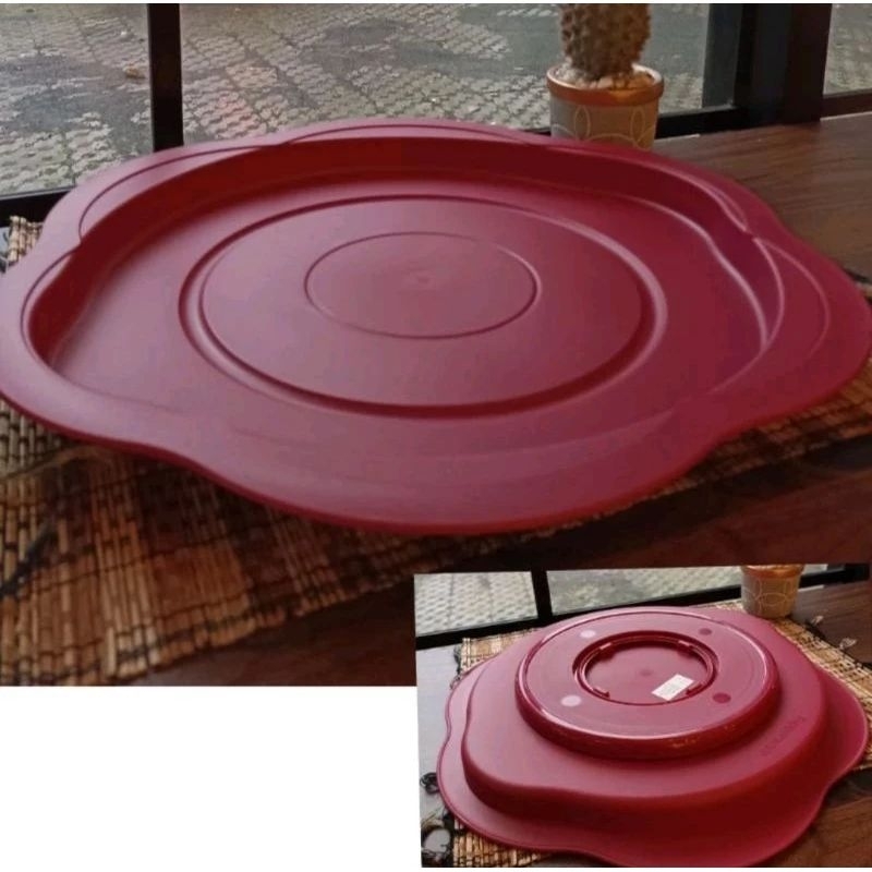 Jual Preloved (SECOND)...spin tray/Nampan besar tupperware | Shopee ...