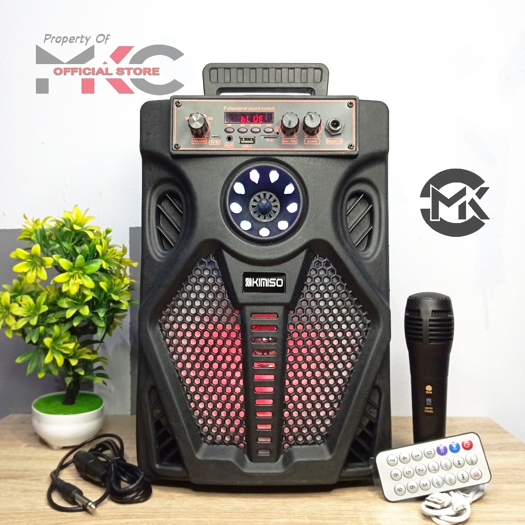 Jual MKC - Kimiso 7807 Speaker Portable Bluetooth Big Size Free ...