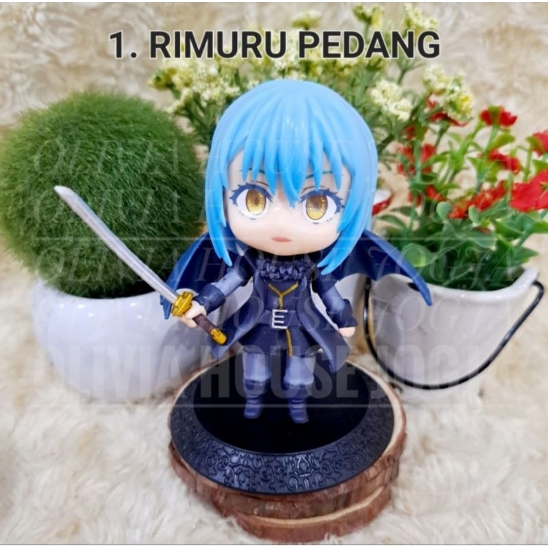 Jual Action Figure Rimuru Tempest Slime Mix Satuan Set Cake Topper Mix ...