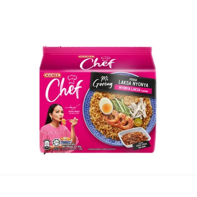 Jual MAMEE Chef Instant Noodle Mie Goreng Mamee Rendang Legenda & Laksa ...