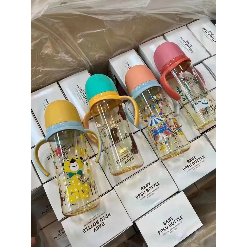 Jual Botol Susu Bayi PPSU - Botol Susu Anak BPA Free - Botol Susu Lucu - 240ml - 330ml | Shopee ...