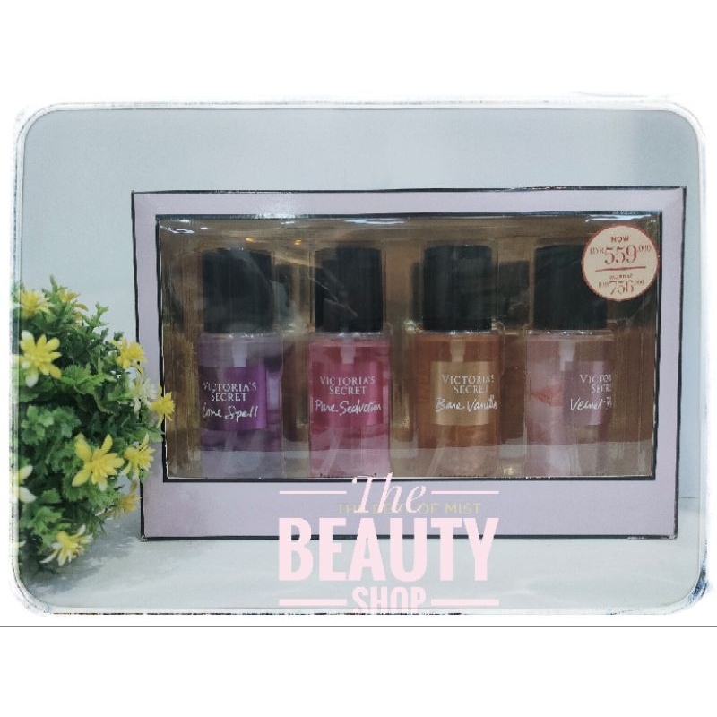 Jual Manado Victoria's Secret Fragrance Mist Paket isi 4 75mlx4pcs ...
