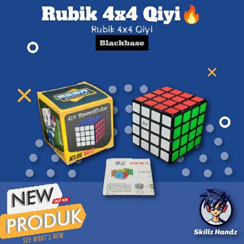 Jual Cube 4x4 Qiyi (Blackbase) Big Cube | Shopee Indonesia