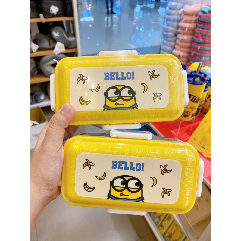 Jual Minions Bento Box 520 Ml Miniso | Shopee Indonesia