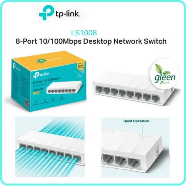 Jual TP-Link Switch Hub 5 Port LS1005 Tplink 8 Port LS1008 10/100Mbps ...