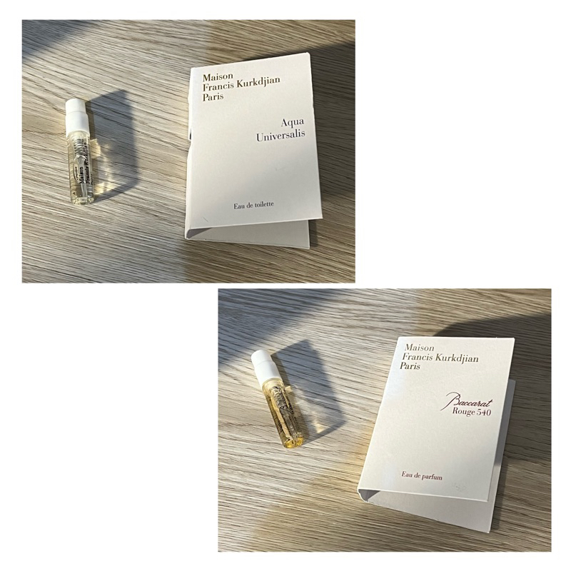 Jual VIAL PARFUM - MFK Maison Francis Kurkdjian Baccarat 540 Aqua ...