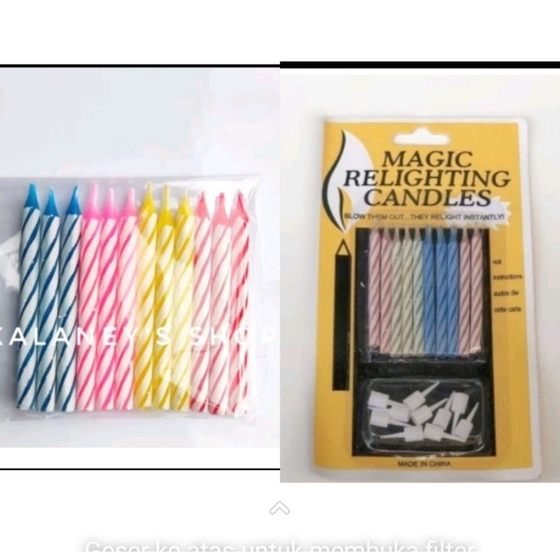 Jual Lilin Magic, Magic Candle, Lilin Lurus, Lilin Ulir, Lilin Pastel ...
