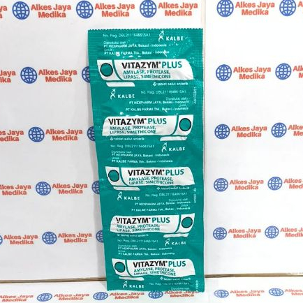 Jual Vitazym Plus Isi 10 Tablet - Obat Pencernaan, Mual Dan Kembung ...