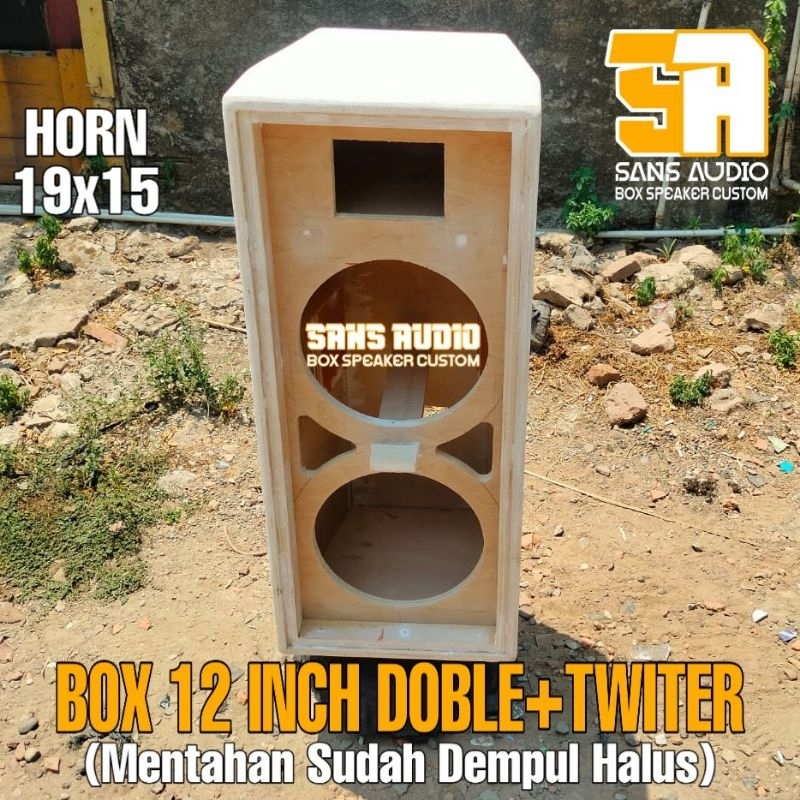 Jual Box speaker 12 inch doble plus twiter | Shopee Indonesia