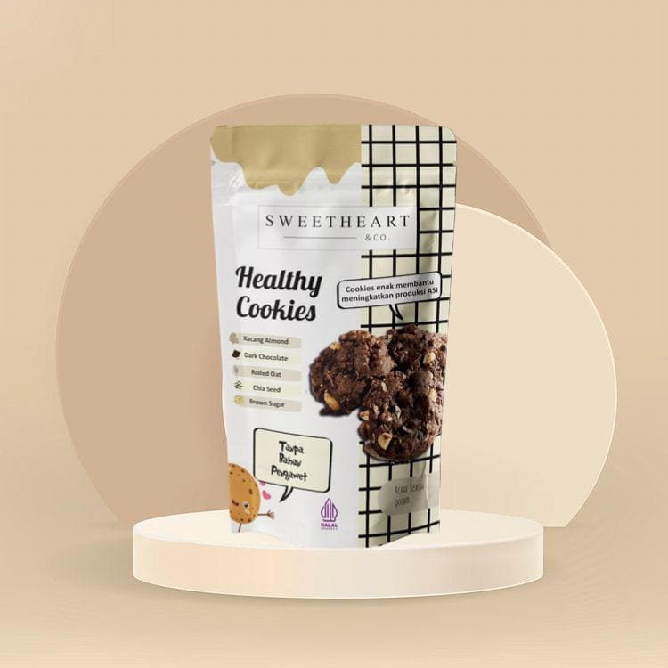 Jual Healthy Cookies "Sweetheart&Co." Camilan Pelancar Asi, Snack Sehat ...