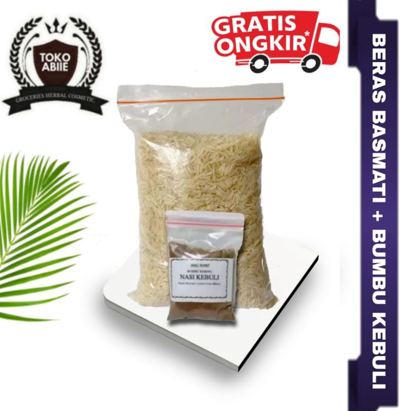 Jual Beras Basmati 1kg Gratis Bumbu Kebuli Instan | Shopee Indonesia