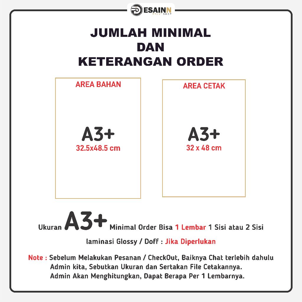 Jual CETAK BROSUR FLAYER CUSTOM A3+ | ART PAPPER 150 260 GSM | Ap150 ...