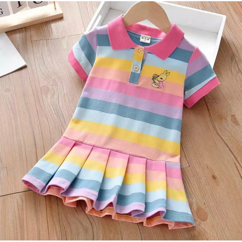 Jual setelan anak perempuan model pelangi terbaru 1-5 tahun ardan baju ...